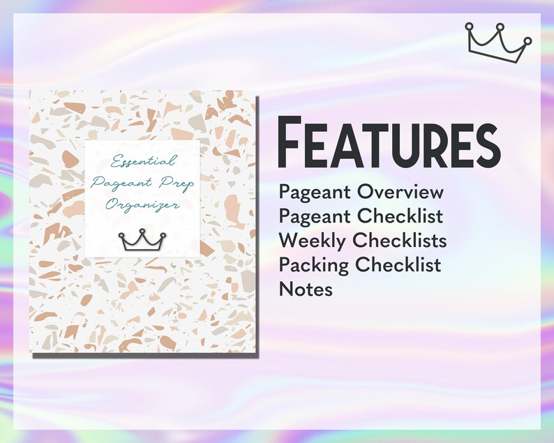 Pageant Prep Checklists The Essential Organizer Downloadable | Etsy
