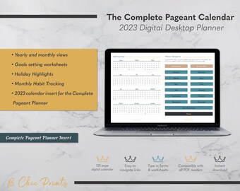 Complete Pageant Planner, Beauty Planner, Fashion Goodnotes Planner ...