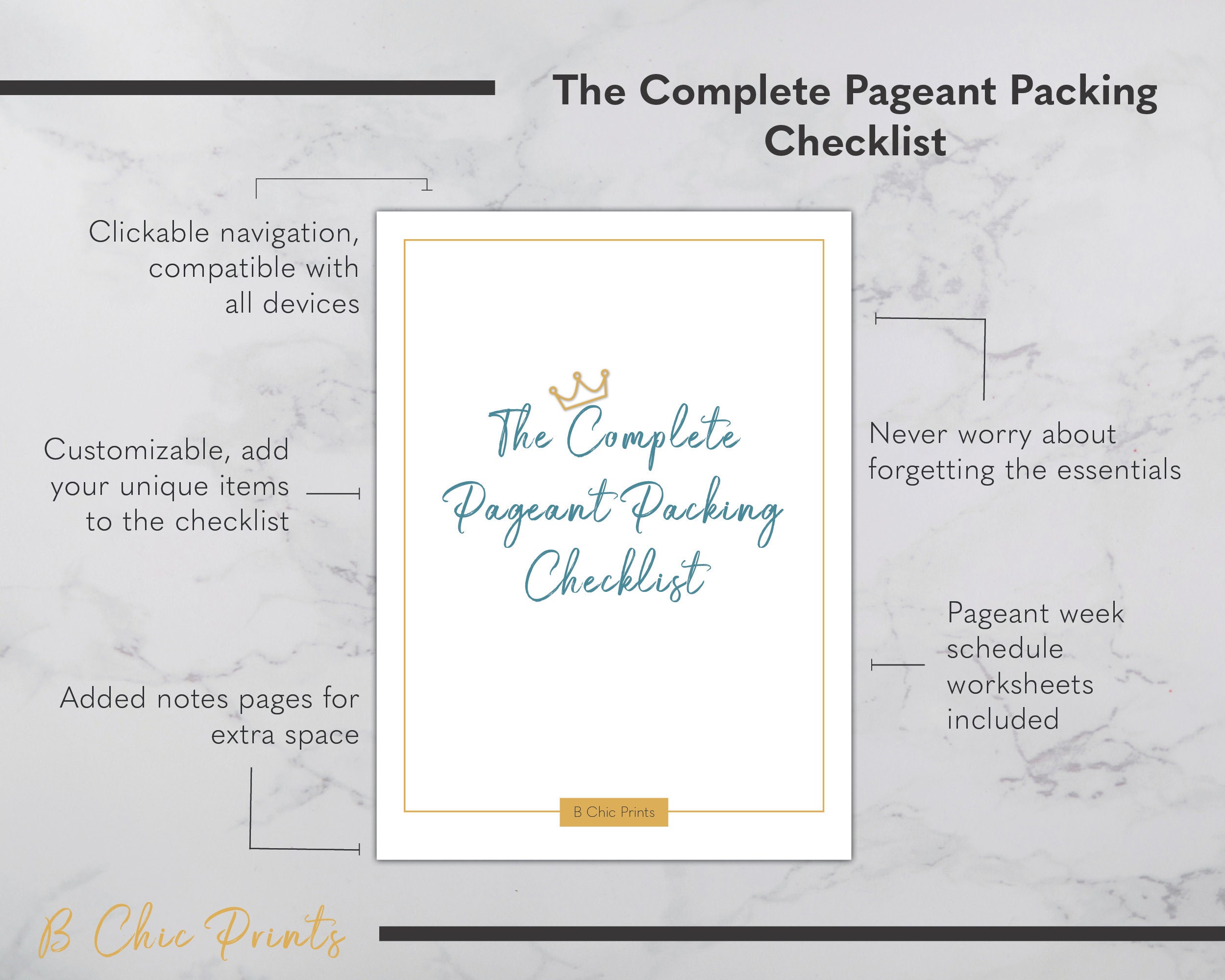 Tumblr Pageant Checklist