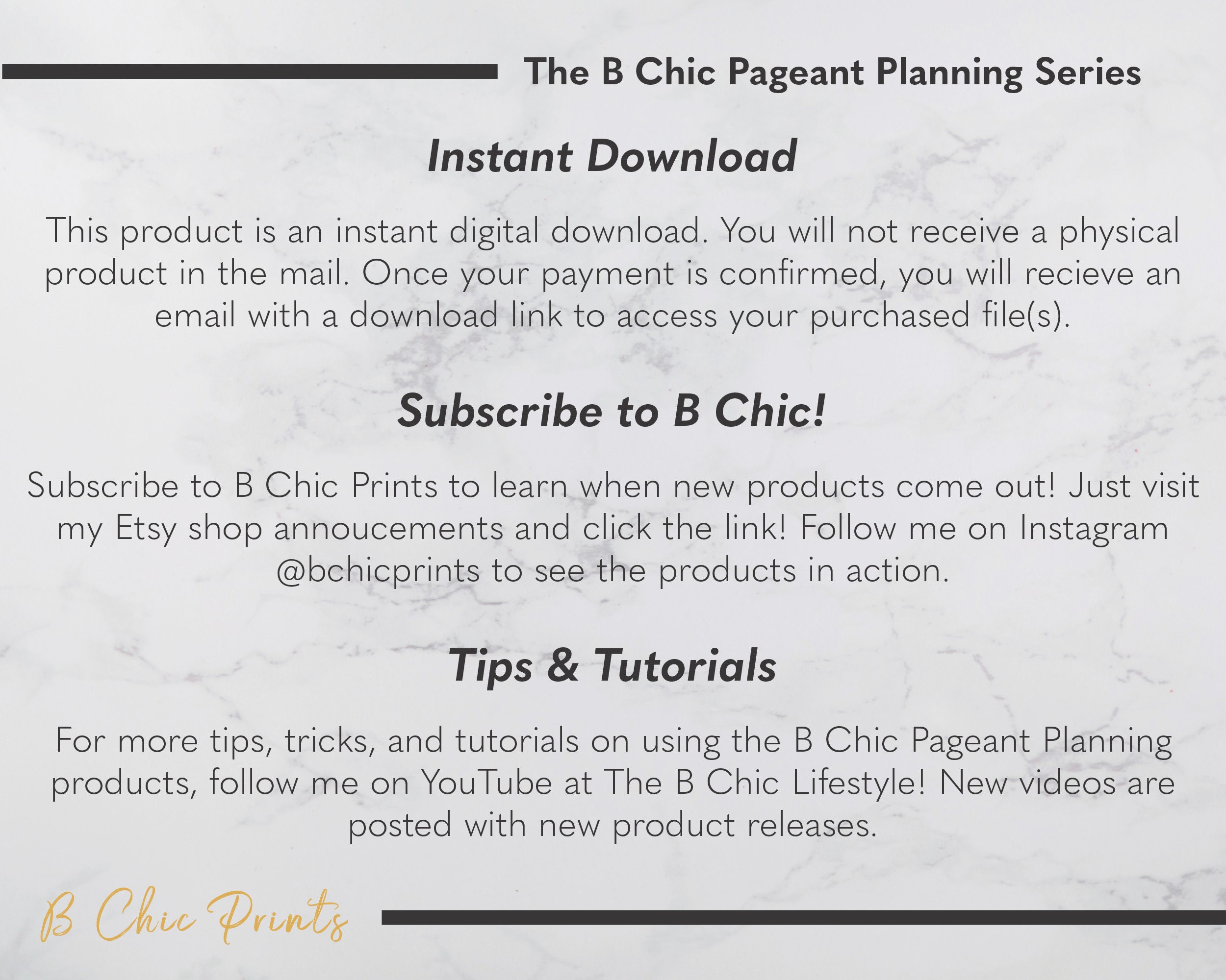 Pageant Competition Prep Planner, Downloadable PDF Planner - Etsy