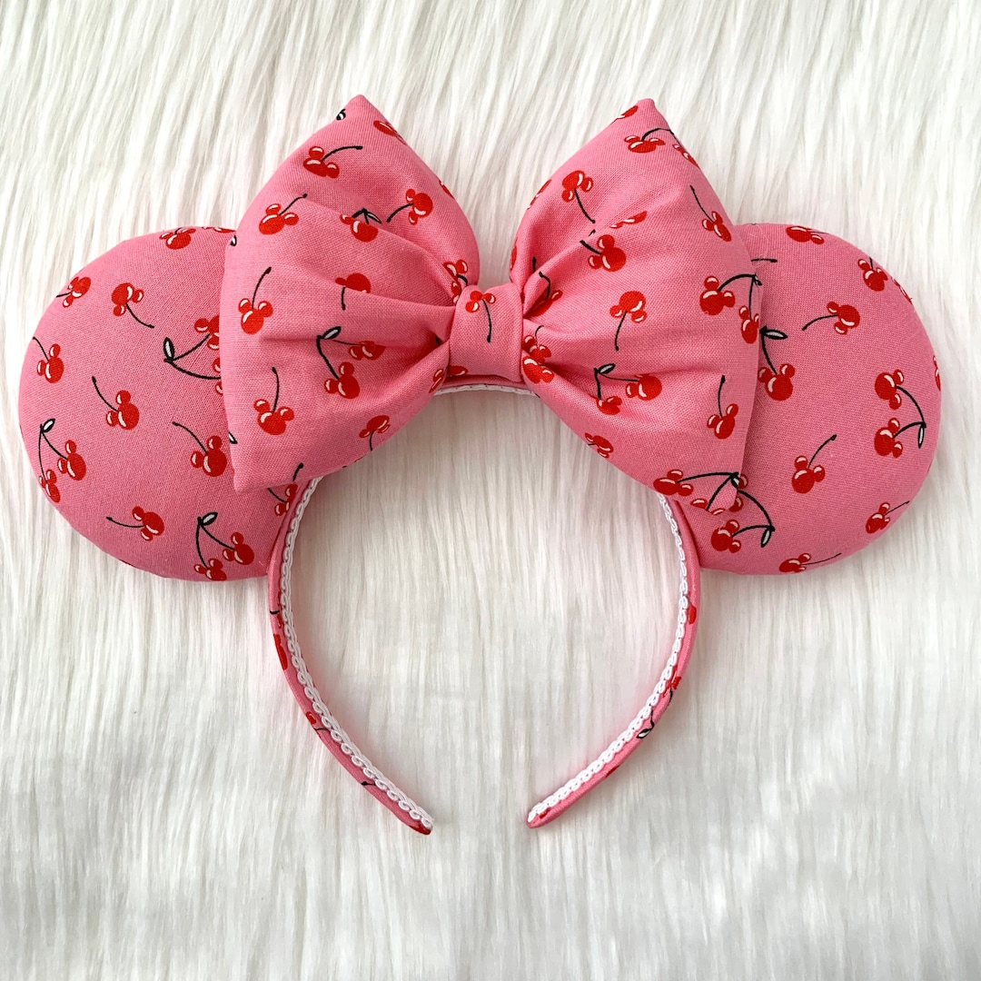 Pink Hidden Mickey Cherry Minnie Mouse Ears - Etsy