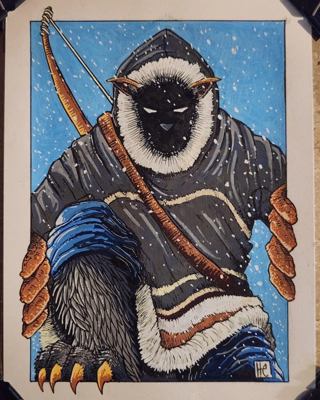 Adlet Original Drawing - Etsy