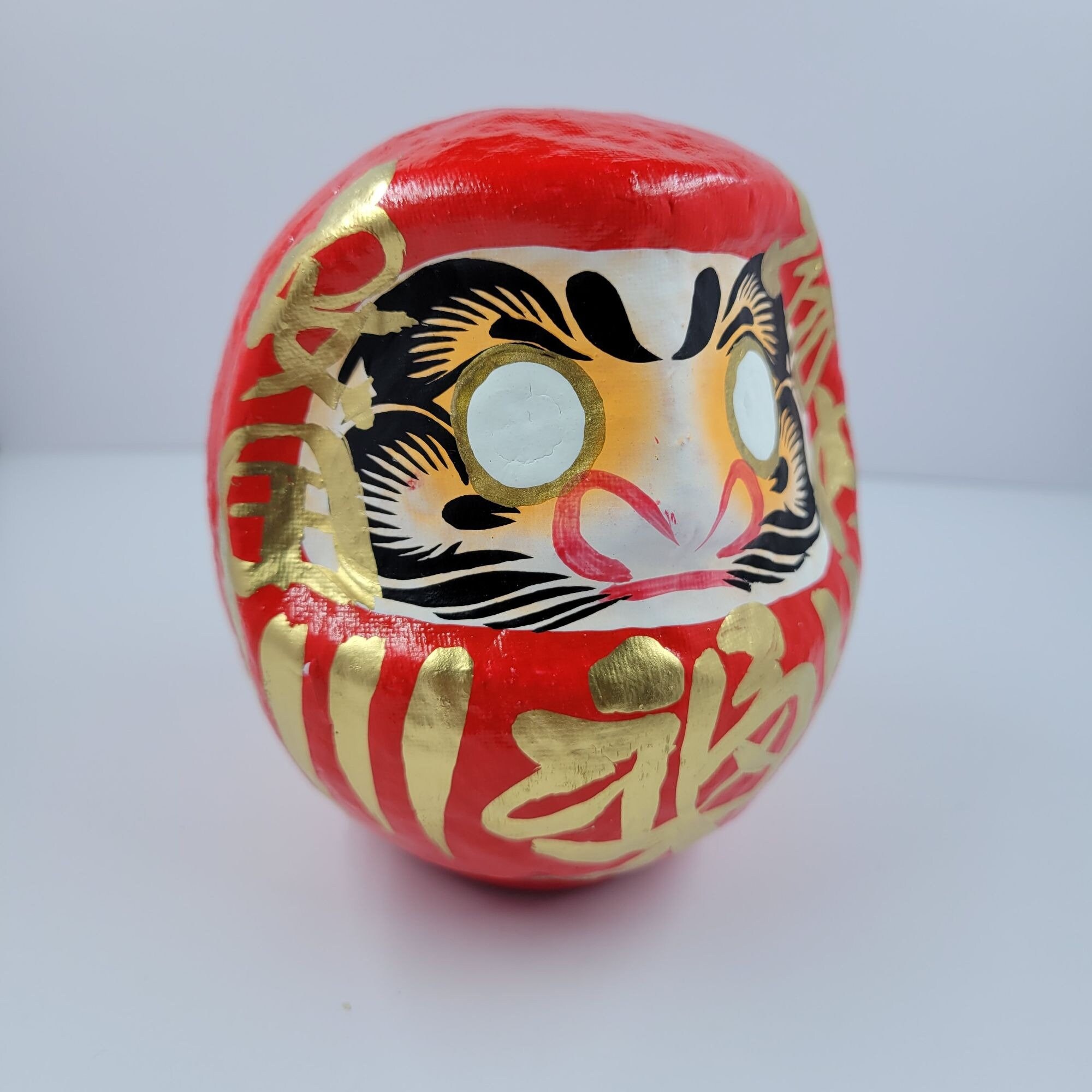 Lucky Daruma Doll/ Art Lucky Daruma/ Bodhidharma Doll /traditional ...