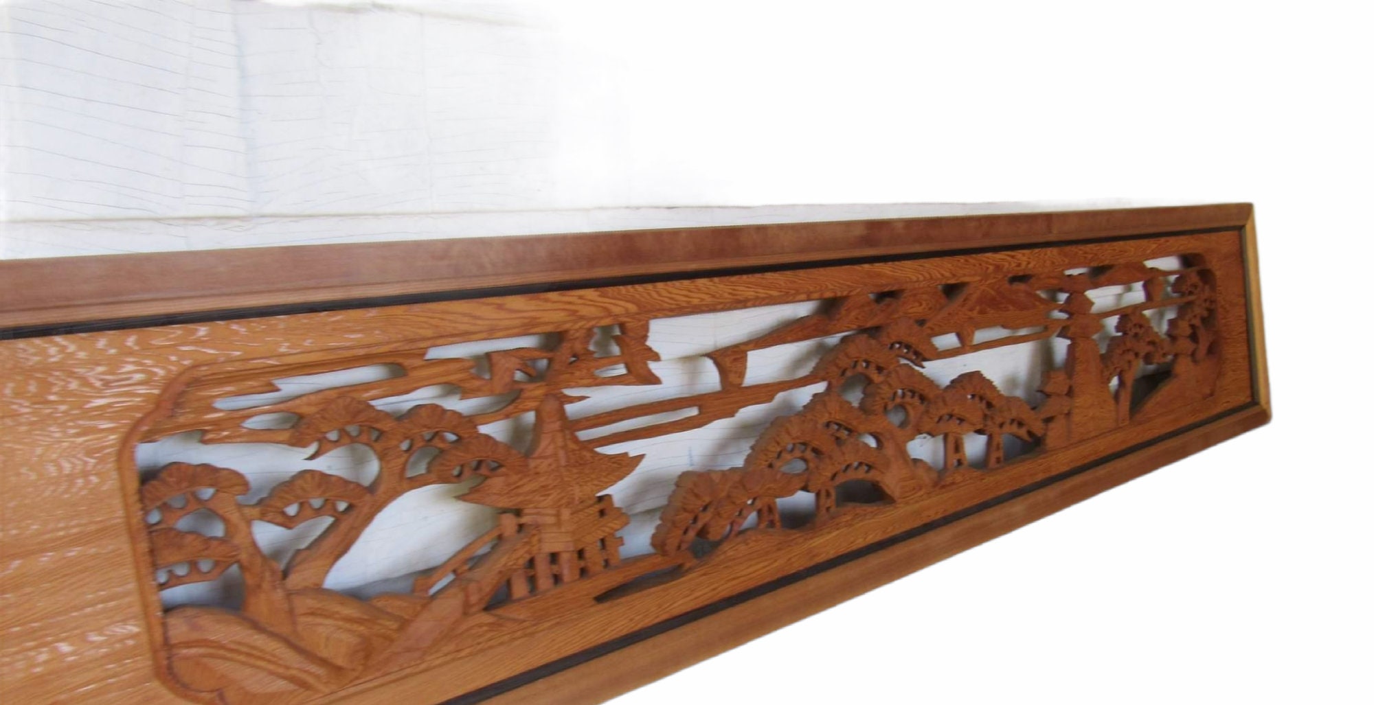 Japanese Vintage Ranma| Japanese Wood Carving | Wooden Carving | Room ...