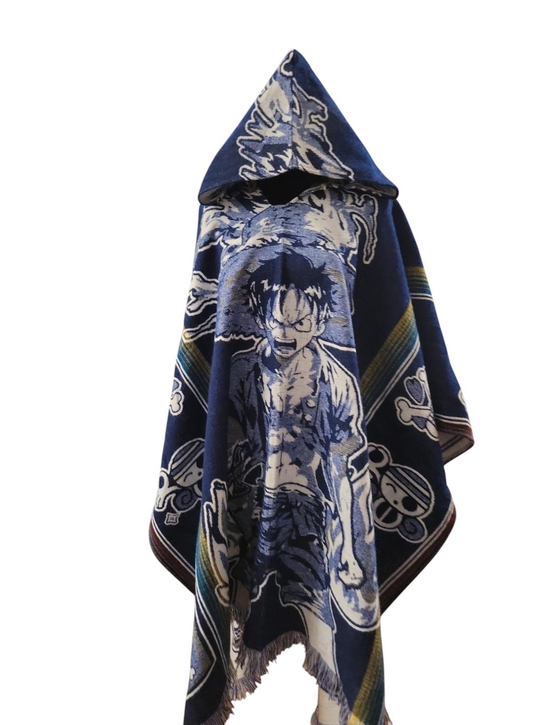 One Piece Anime Poncho Blend Poncho/ Anime Hoodie Zoro One Piece Fly ...