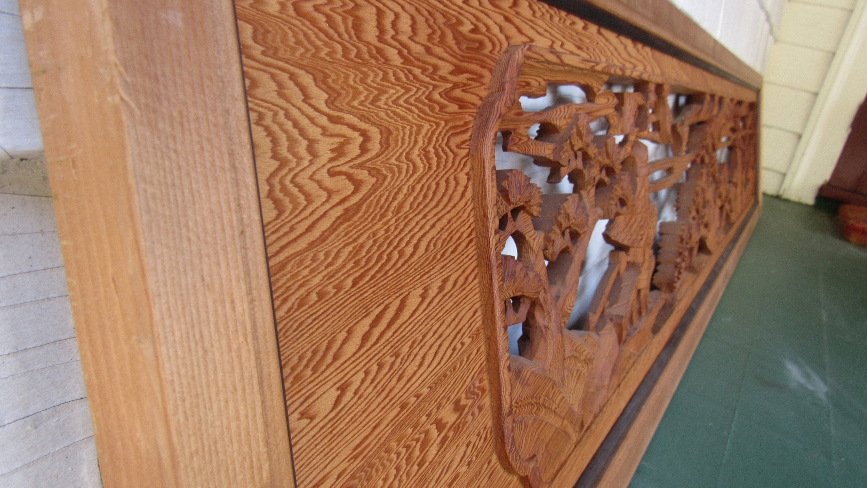 Japanese Vintage Ranma| Japanese Wood Carving | Wooden Carving | Room ...