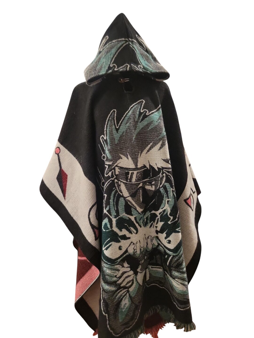 Anime Poncho Blend Poncho/ Naruto Hooded/ Naruto Poncho/akatsuki Cloud ...