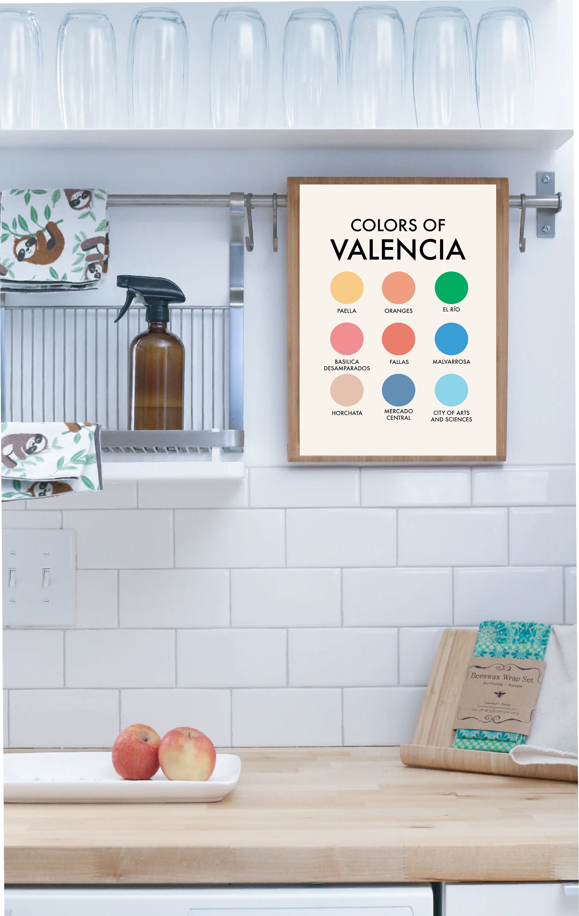 Colors of Valencia Wall Printable ENG/SPA - Etsy