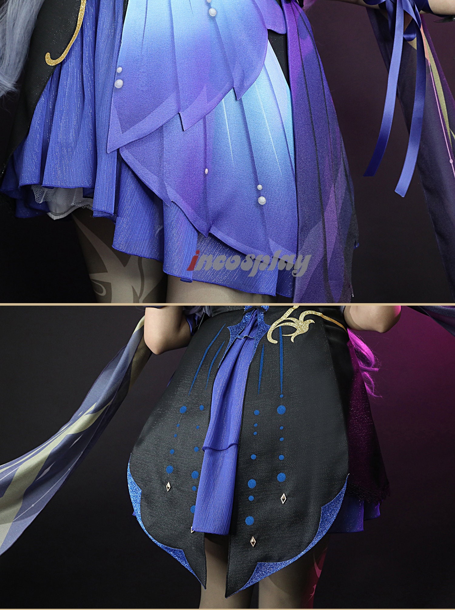 Genshin Impact Keqing New Skin Cosplay Costume - Etsy Hong Kong