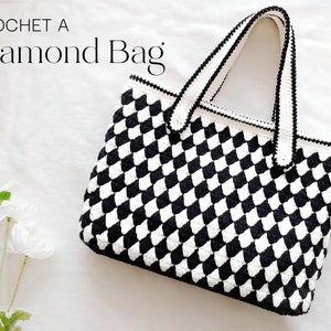 Diamond Bag Crochet Pattern, Handmade Diamond Bag Crochet Tutorial - Etsy