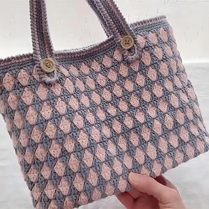 Diamond Bag Crochet Pattern, Handmade Diamond Bag Crochet Tutorial - Etsy