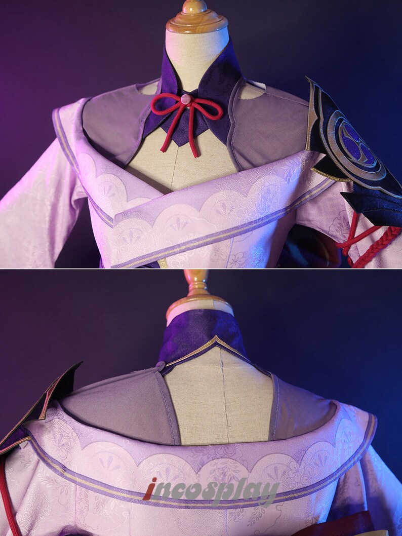 Genshin Impact Raiden Shogun Cosplay Costume - Etsy France