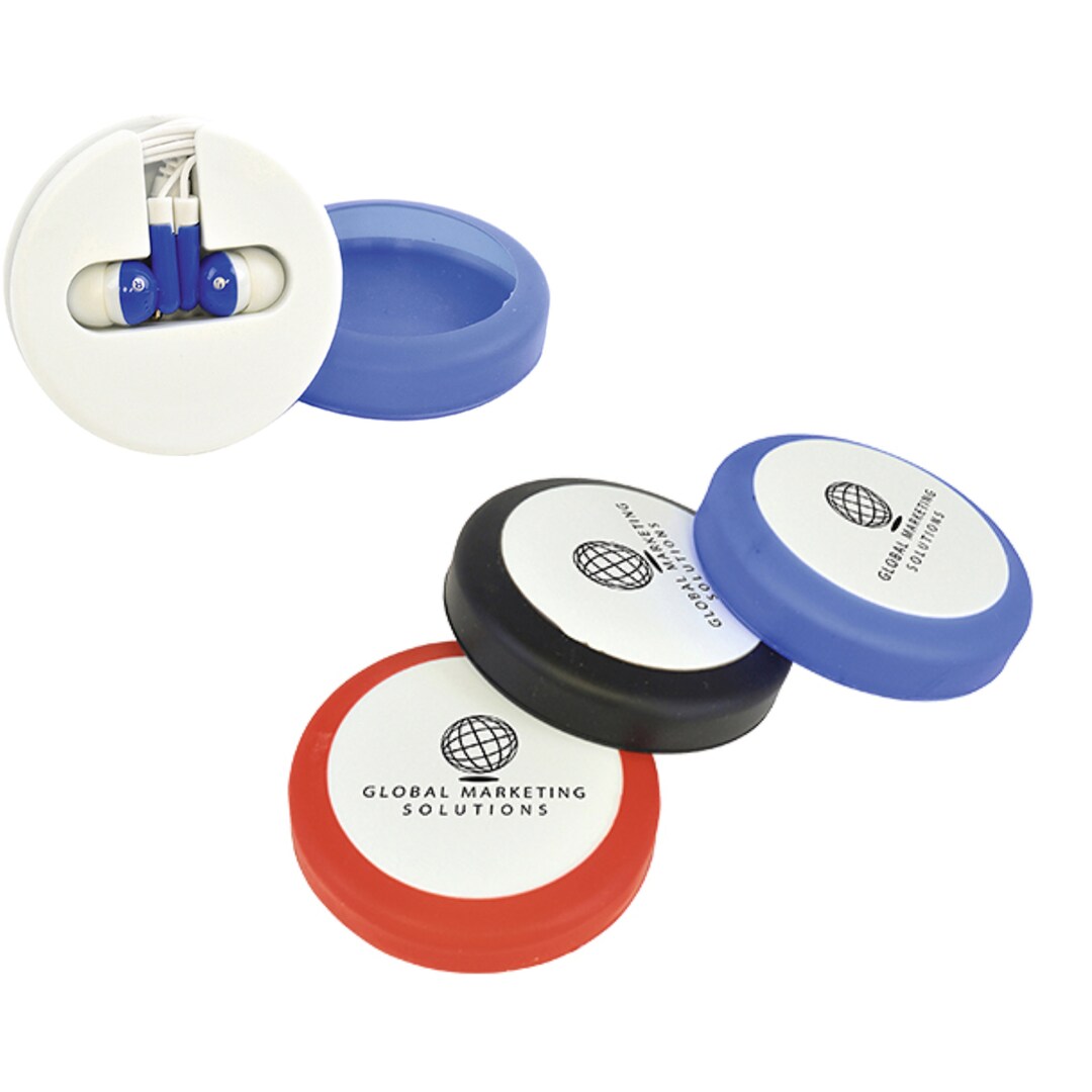 Laser Engraved Earphones: Custom Promotional In-ear Phones With Case ...