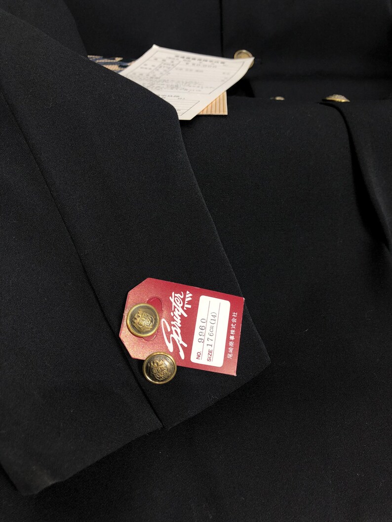 Vintage Japan School Uniform for Boys / Japanese Gakuran or Gakusei ...