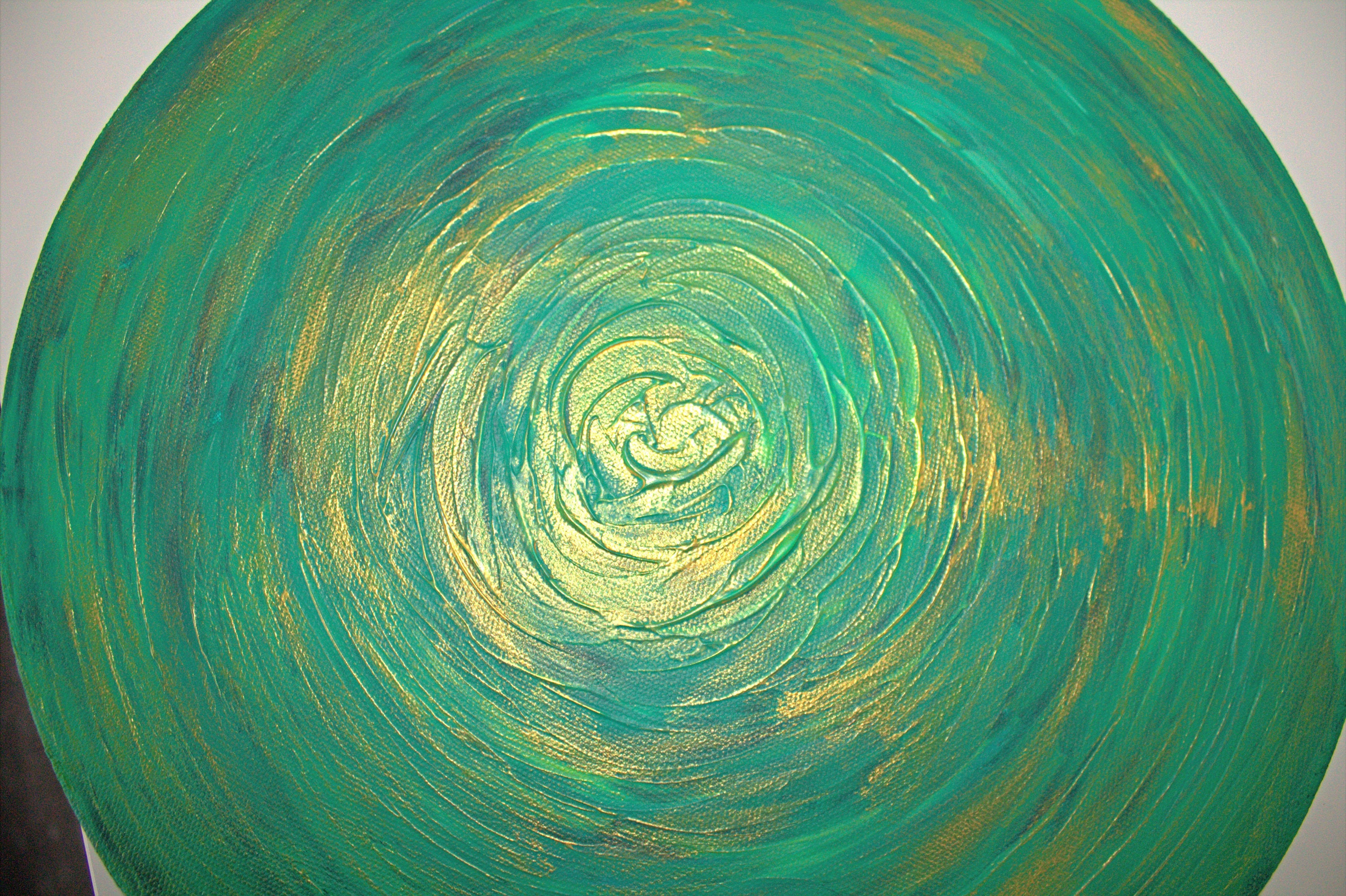 GREEN ACRYLIC Wall PAINTING Aesthetic Design for Home and - Etsy