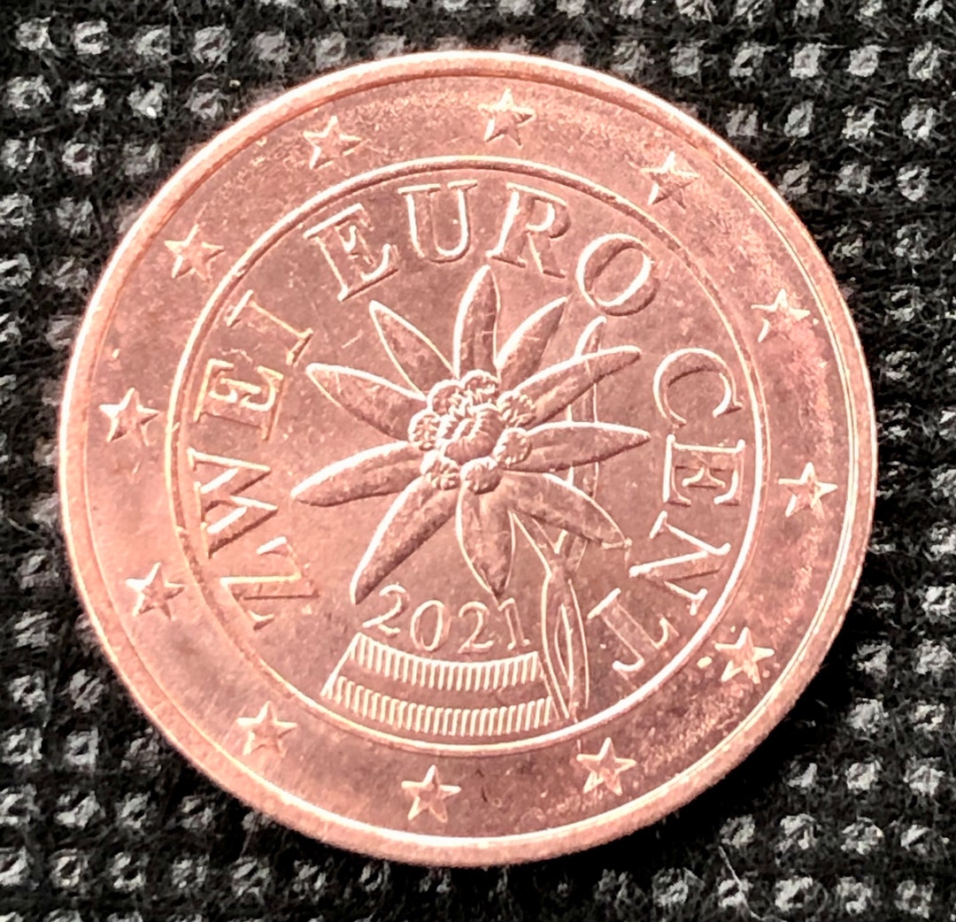 Coin 2 eurocent Austria 2021 - Etsy Italia