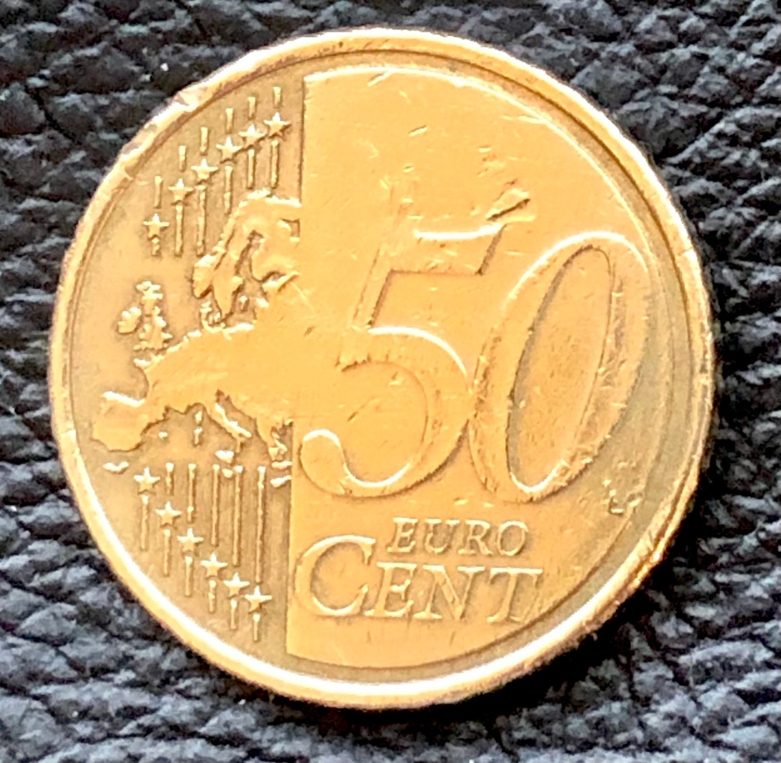 Coin 50 Eurocent Coin Cyprus 2008 Cyprus - Etsy