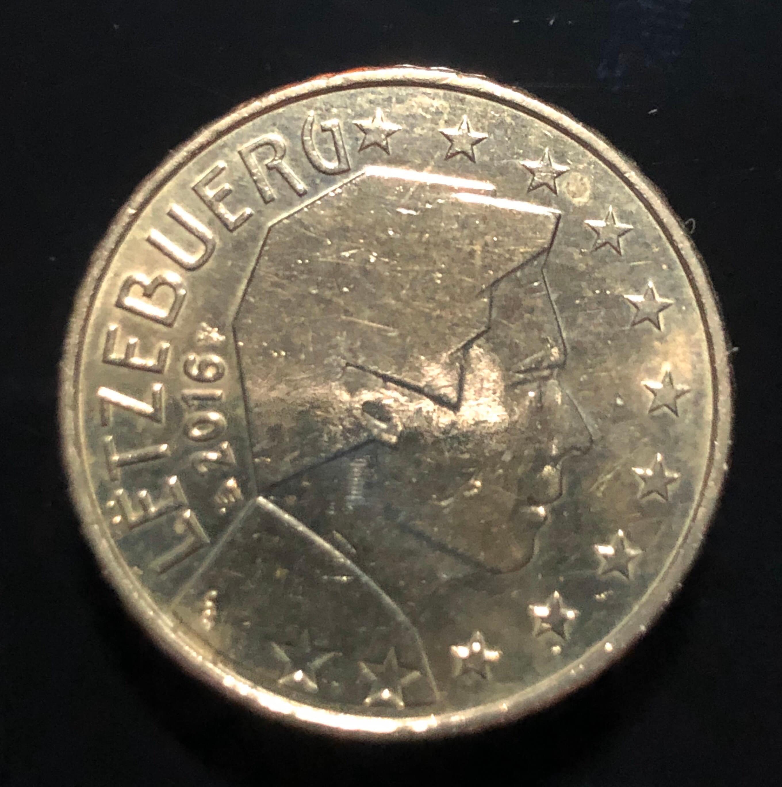 Moneda 50 céntimos de euro Luxemburgo Luxemburgo Letzebuerg 2016 - Etsy ...