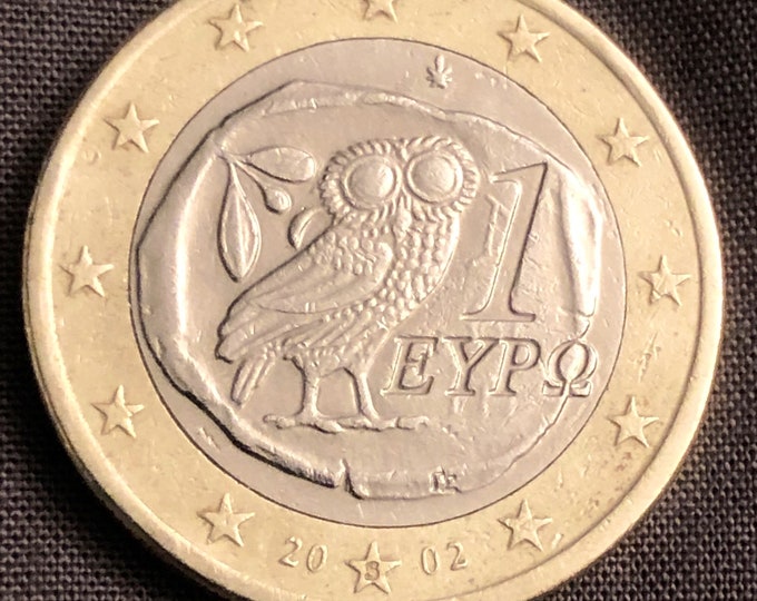 Pièce 1 Euro Grèce 2002 moneta 1 euro Grecia 2002 avec S - Etsy France