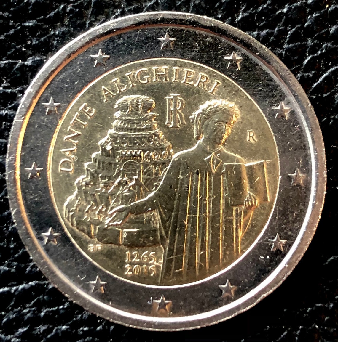 Coin 2 Euro Italy Italia 2015 - Commemorative Dante Alighieri 1265 ...