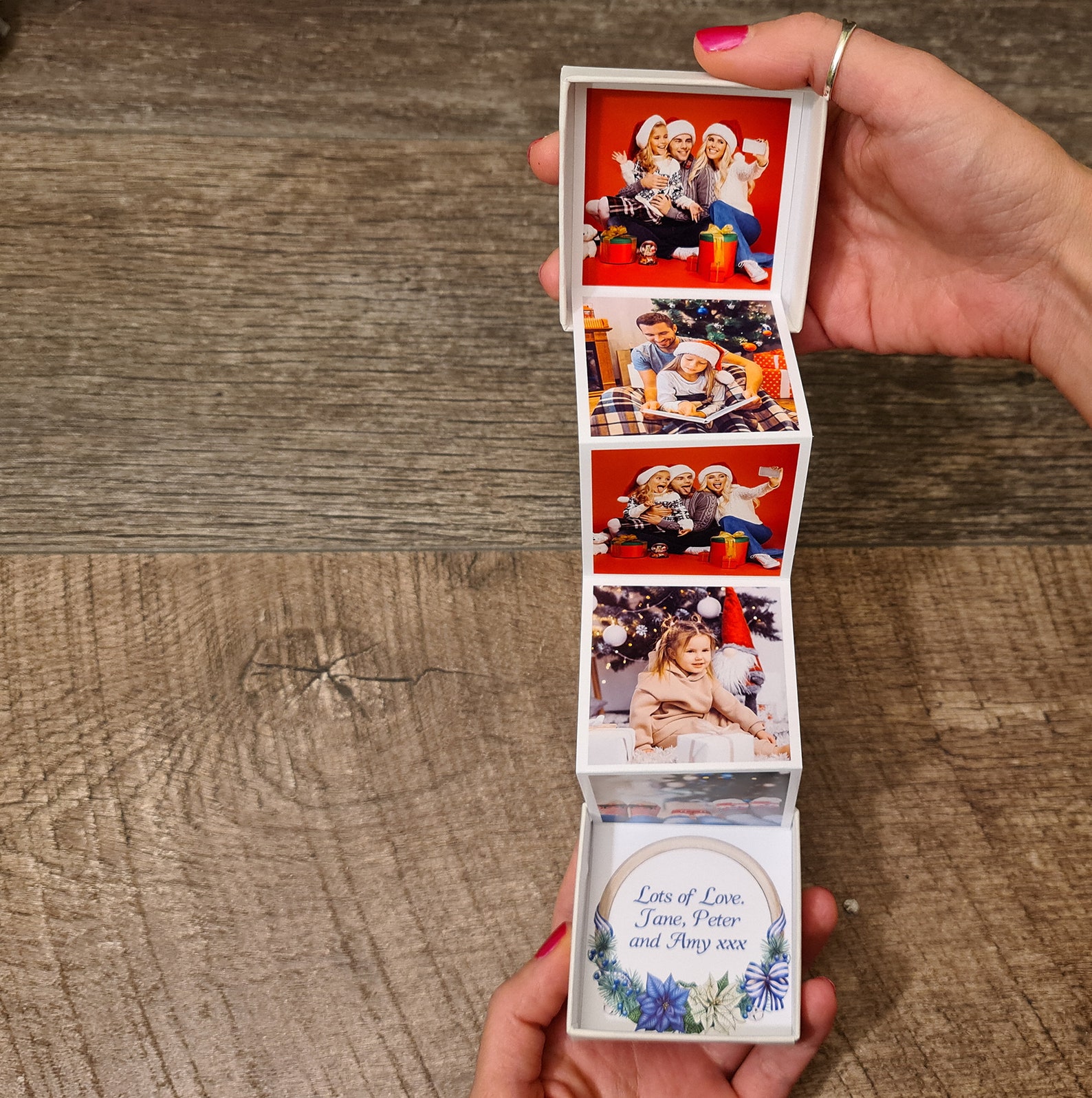 Personalised Photo Pull up Gift Box for Christmas and to Say I - Etsy UK