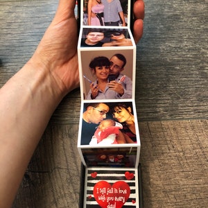 Personalised Photo Pull up Gift Box for Him or Her, Boyfriend ...