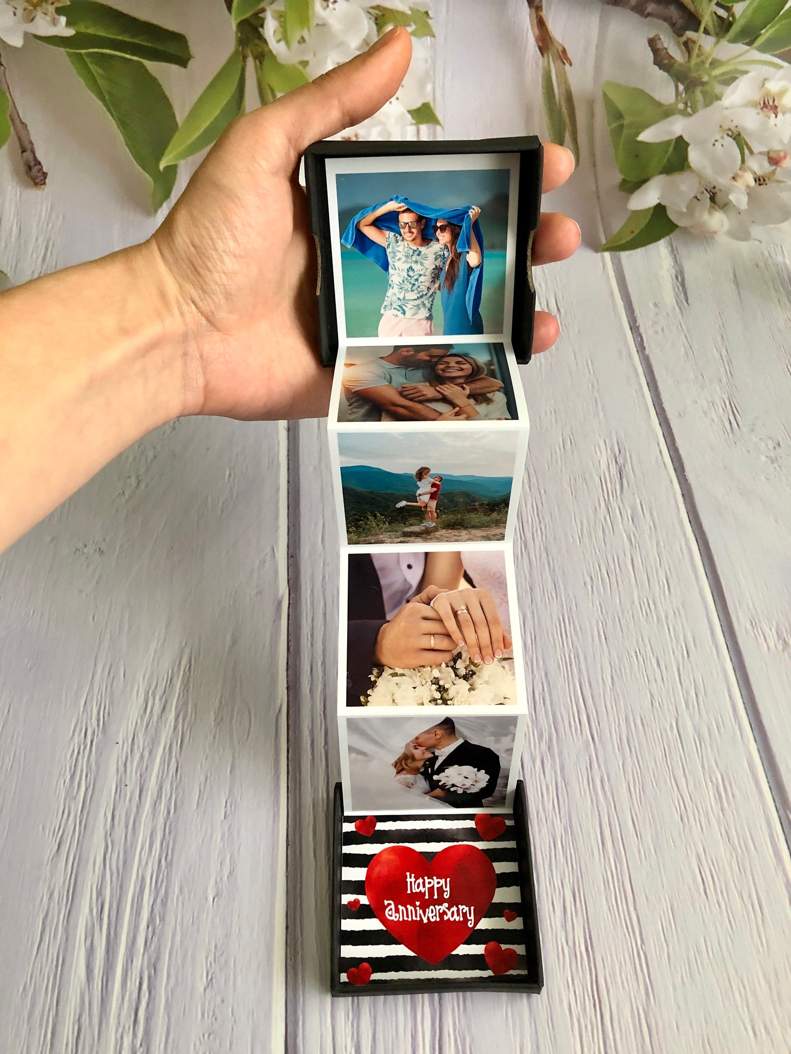 Personalised Photo Pull up Gift Box for Birthday Anniversary - Etsy