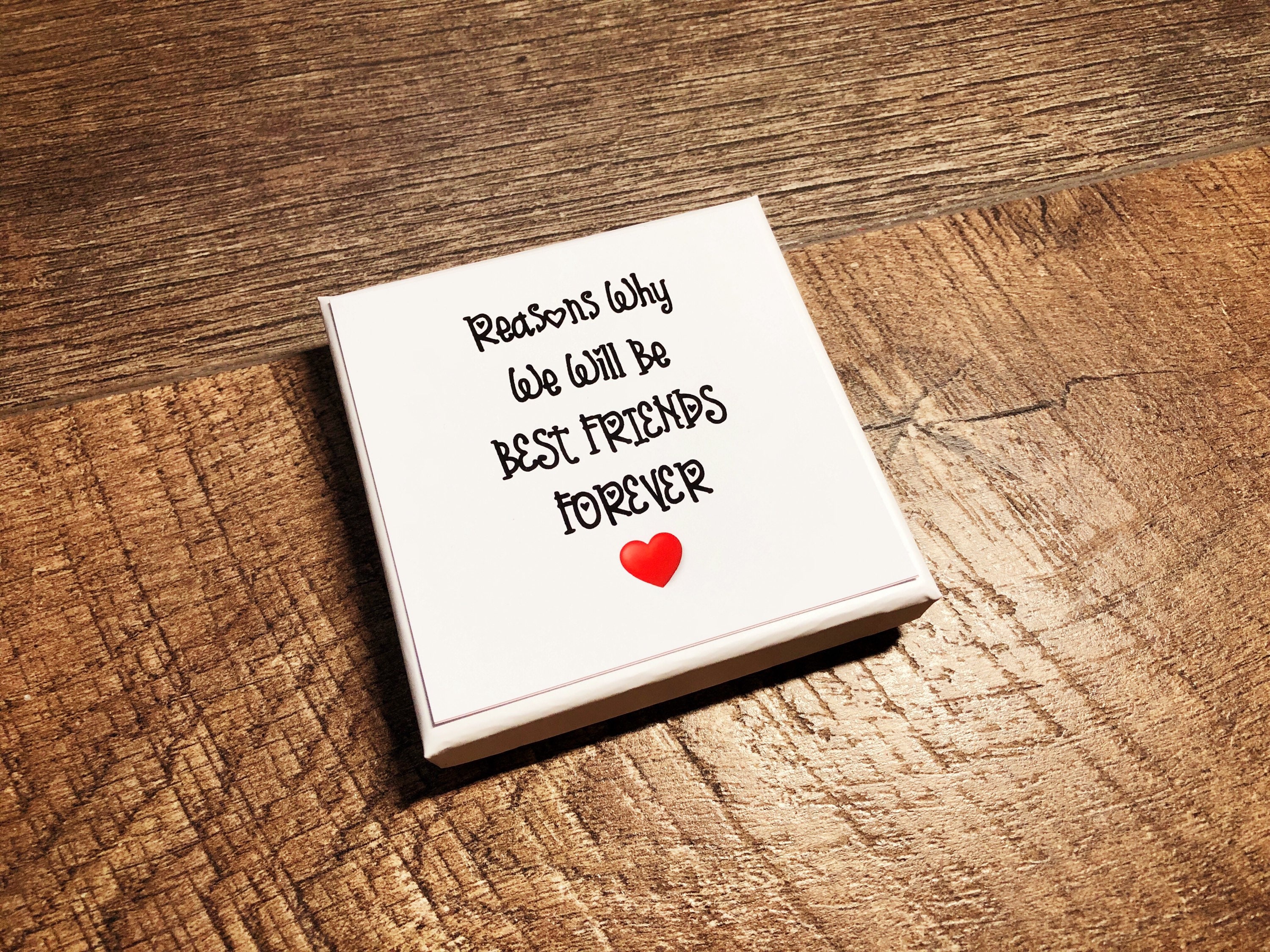 Reasons Why We will be Best Friends Forever Photo cards in a | Etsy