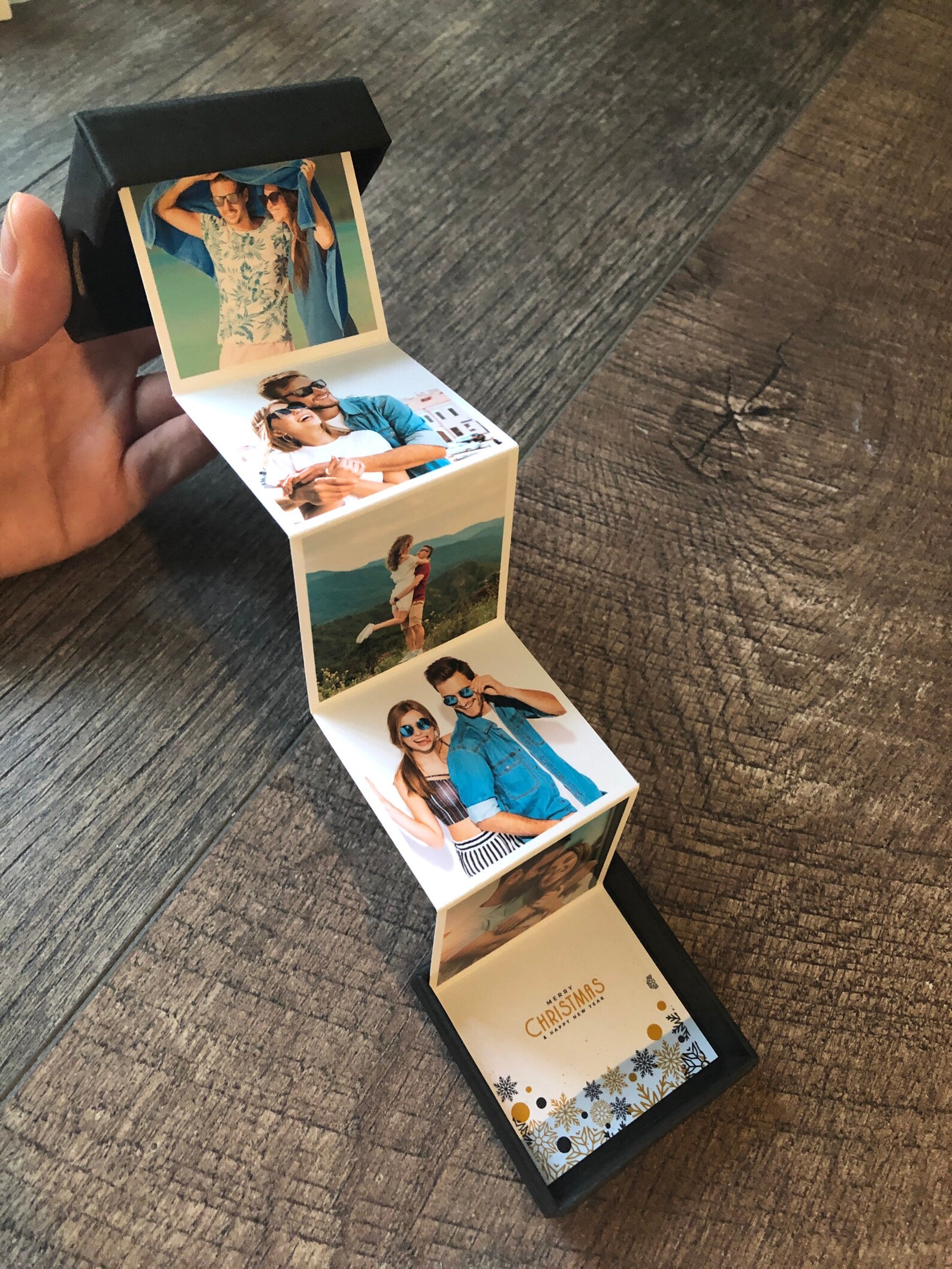 Personalised Photo Pull up Gift Box for Christmas and to Say I - Etsy