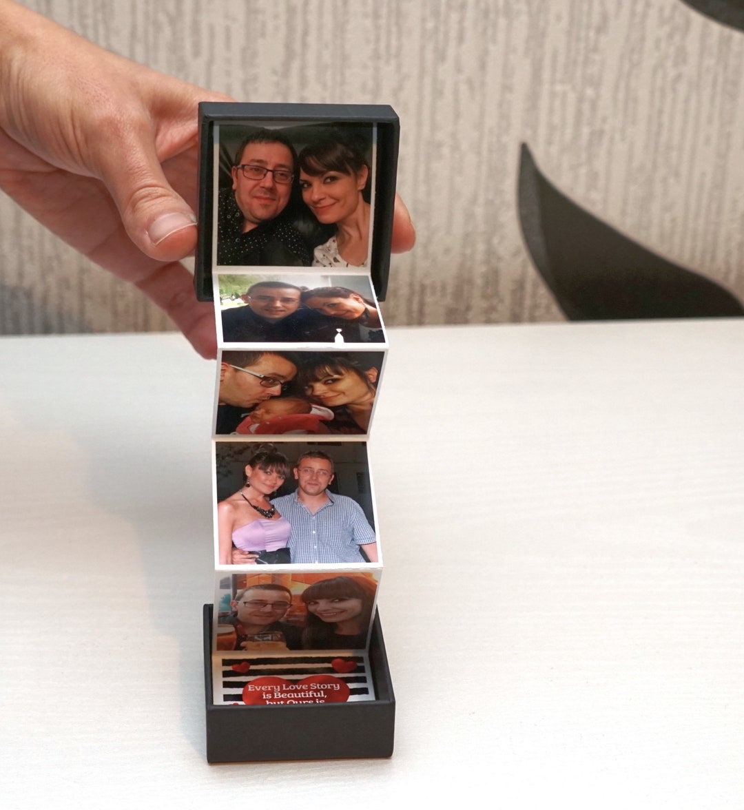 Personalised Photo Pull up Gift Box for Him or Her, Boyfriend ...