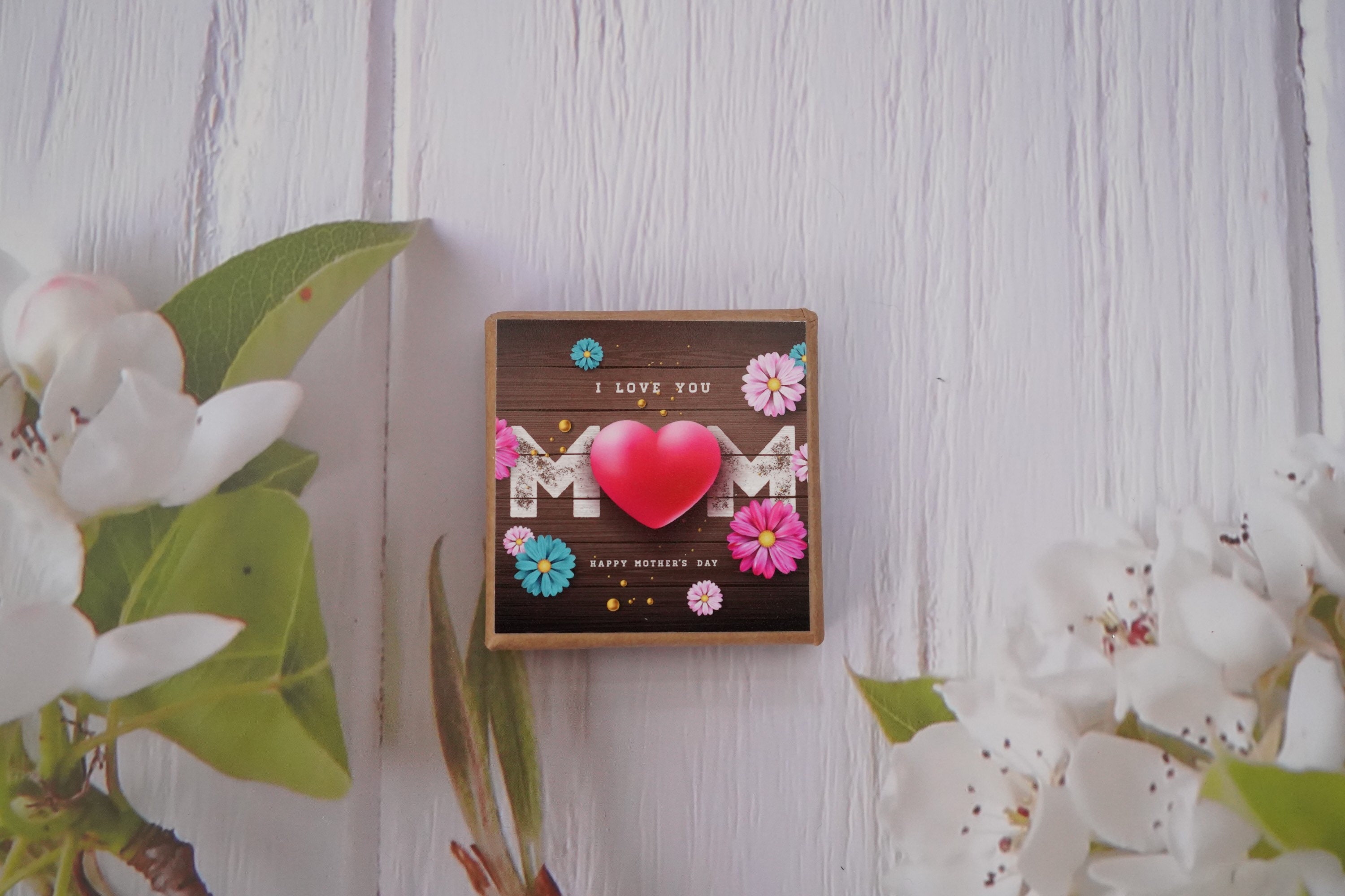 Personalised Photo Pull up Gift Box for Mothers Birthday or - Etsy UK