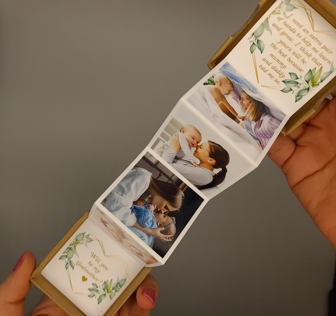 Personalised Will You Be My Godmother Godfather Godparents Proposal ...