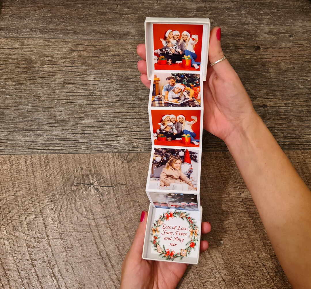 Personalised Photo Pull up Gift Box for Christmas and to Say I Love You ...