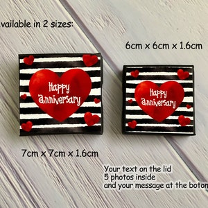 Personalised Photo Pull up Gift Box for Him or Her, Boyfriend ...