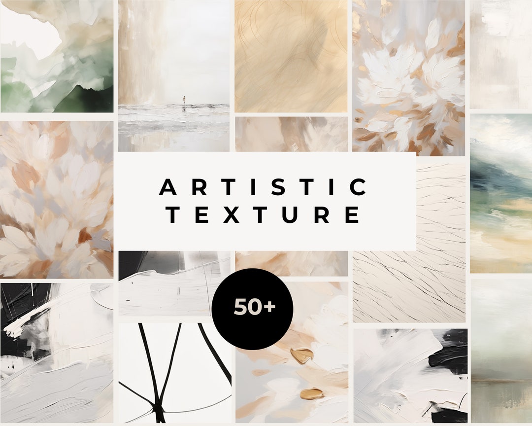Modern Neutral Texture, Digital Craft Texture, Abstract Acrylic Texture ...