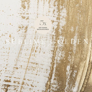 Modern Neutral and Gold Background - Beige and Gold Texture - Abstract ...