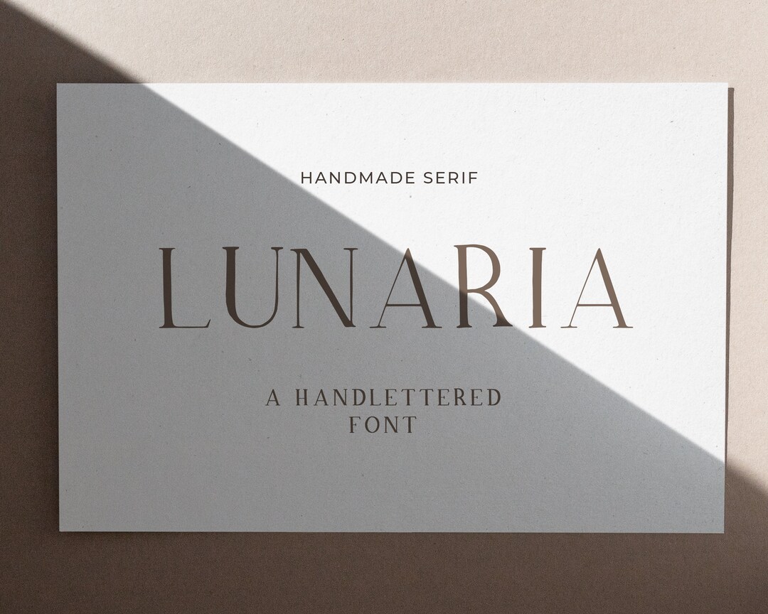 Handlettered Font, Handwritten Serif Font, Hand Lettered Typewriter ...