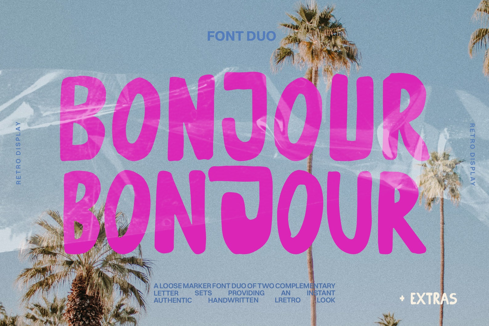 Hand Lettered Font Duo, Handmade Font, Handmade Brush Font, Bold Hand ...