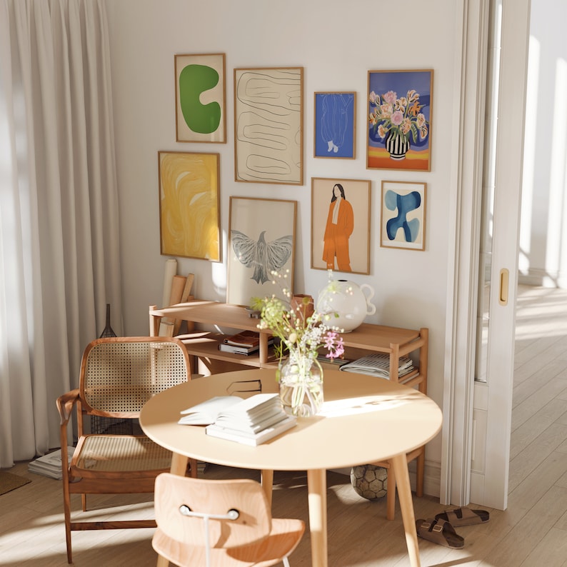 300 Prints Mega Bundle - Scandinavian Neutral Prints Bundle - Abstract ...