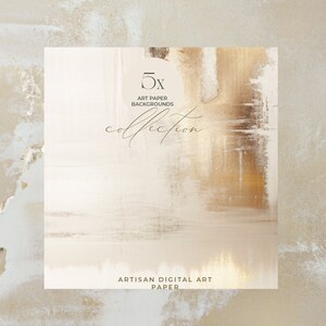 Modern Neutral and Gold Background - Beige and Gold Texture - Abstract ...