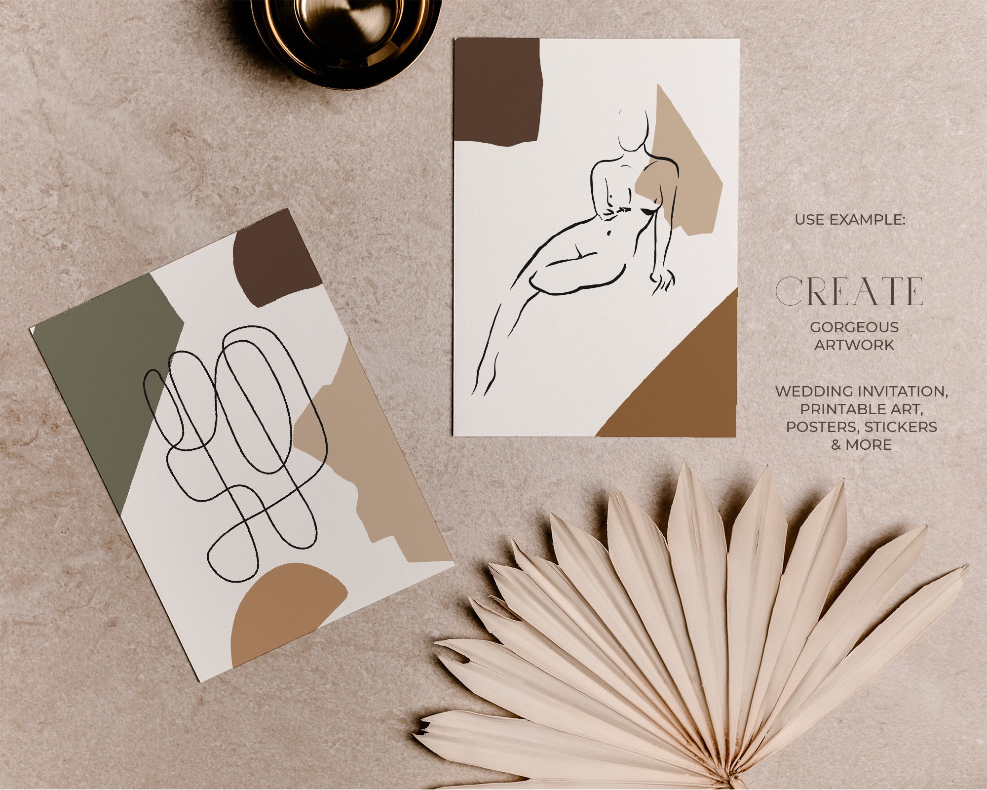 Female body line art illustration abstract one line clip art | Etsy