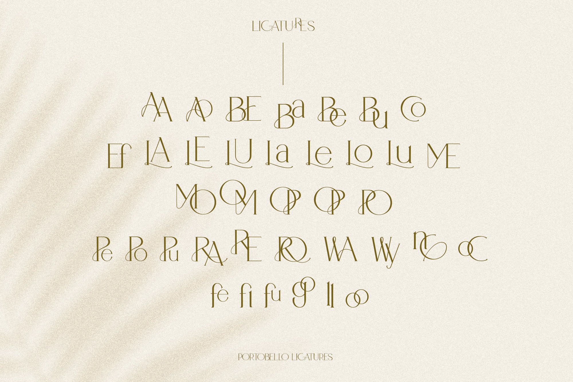 Modern Ligature Font, Elegant Font, Logo Design Font, Display Font ...