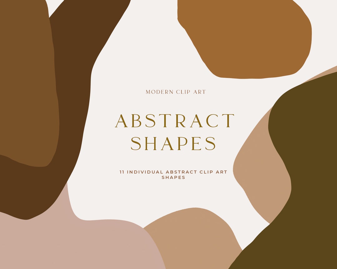 Abstract Shape Clip Art Abstract Terra Cotta Clip Art - Etsy