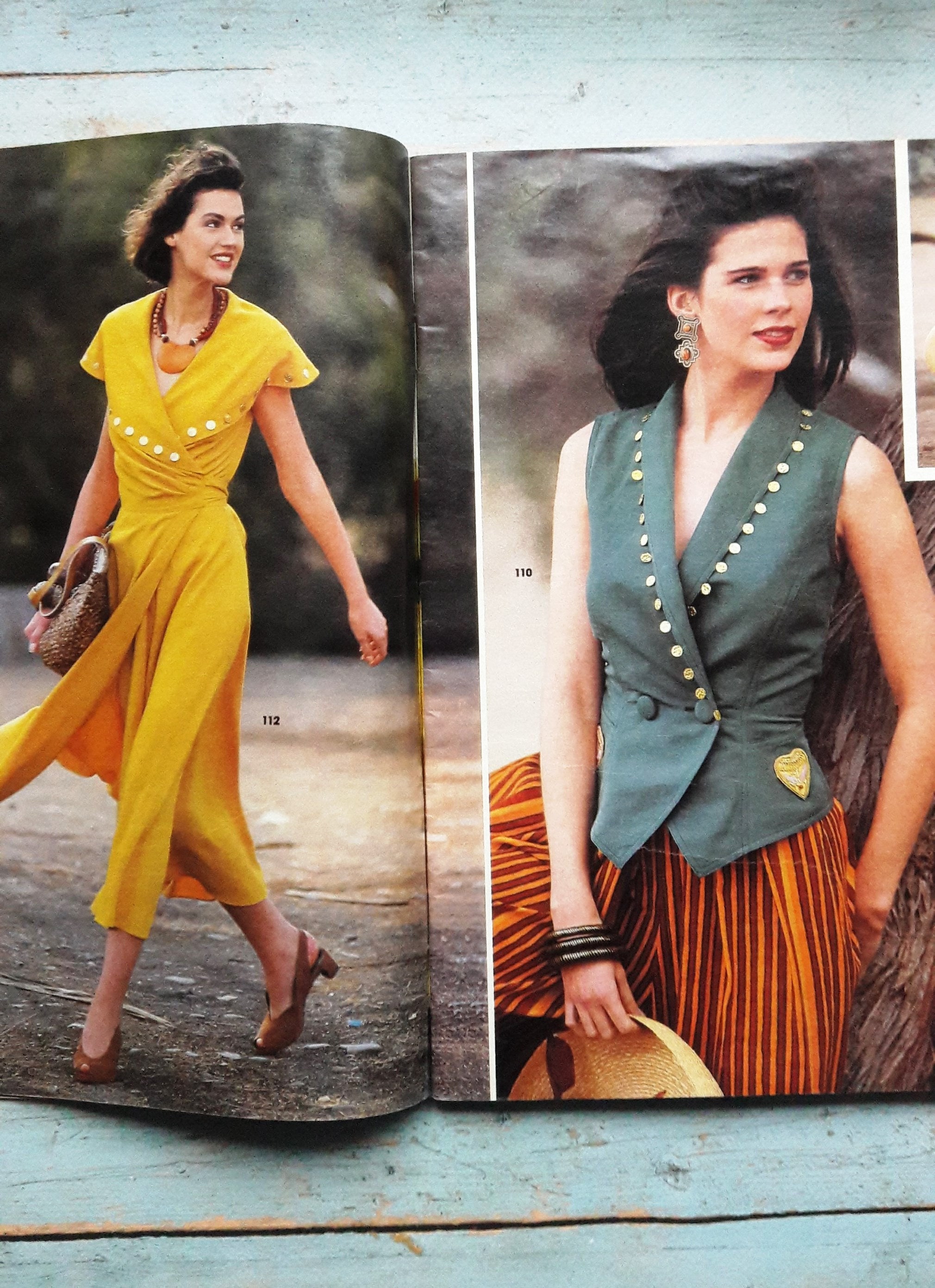 Vintage Magazines BURDA Moden 4 1990. Retro Burda. Patterns Burda ...