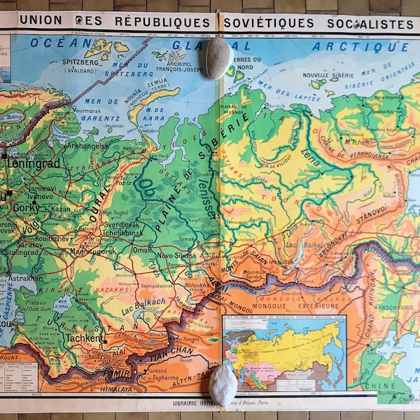 Map of Russia - Etsy