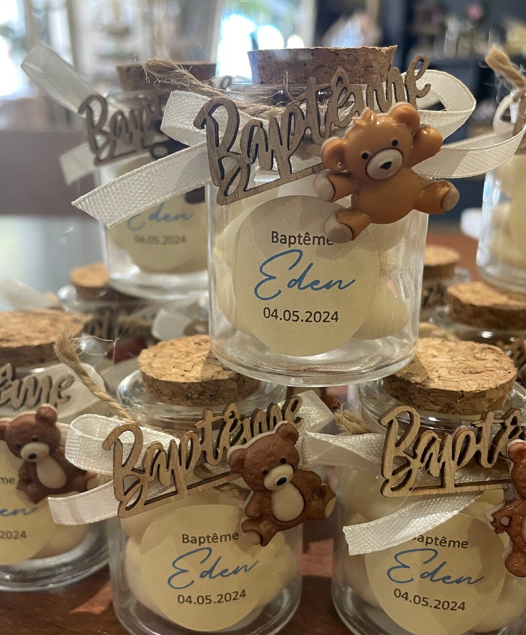 Pot of Ourson Baptism Sweets - Etsy