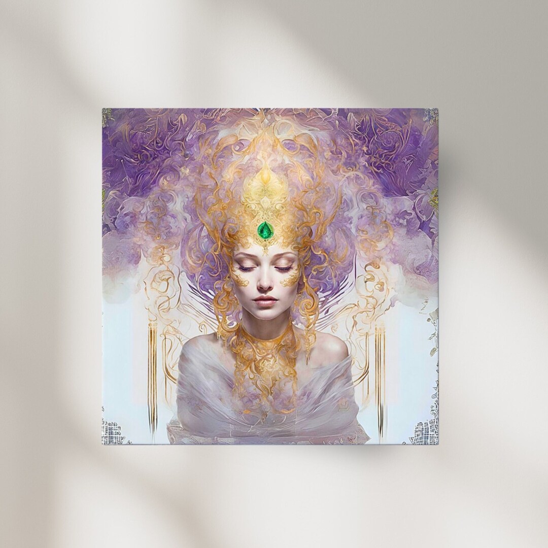 Divine Wall Art ''inner-outer Worlds'', Print on 3d Canvas, High ...