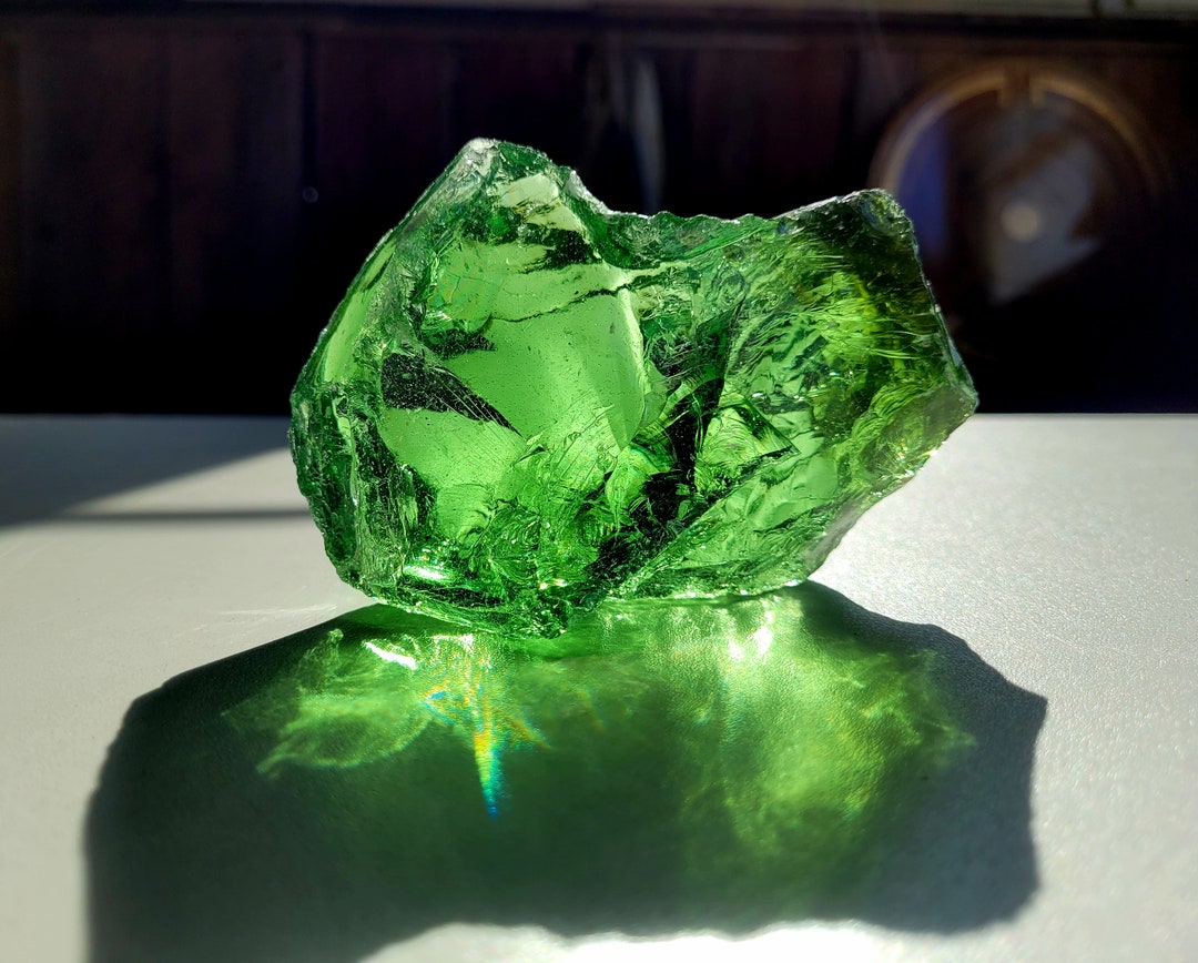 Andara ''emerald Ray New Earth Codex'' 645 Gram Incl Rainbow, Gaia ...