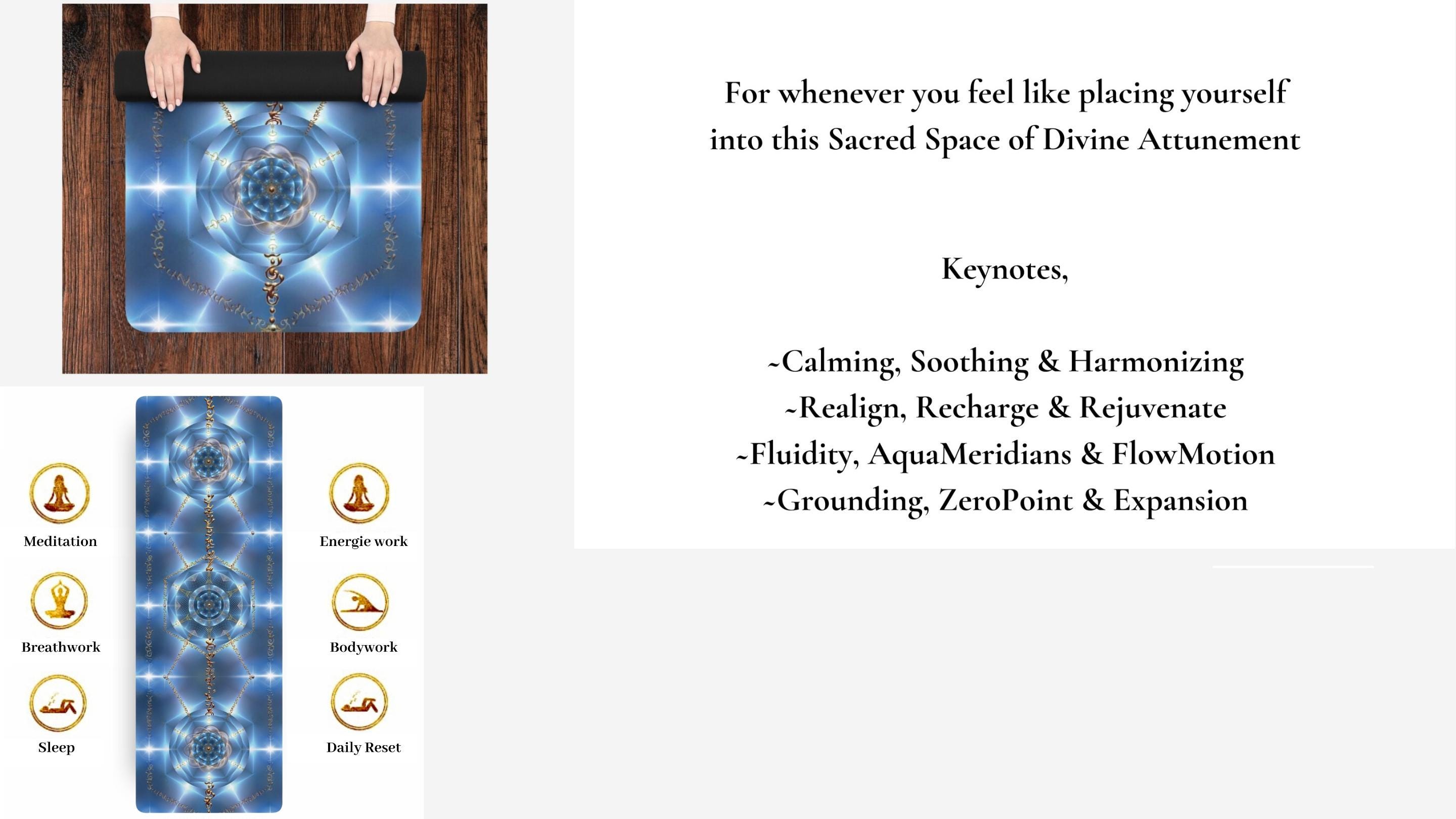 Yoga Mat, ''stargate'' Alignment Mat Incl With Strap, Healing Pod at ...