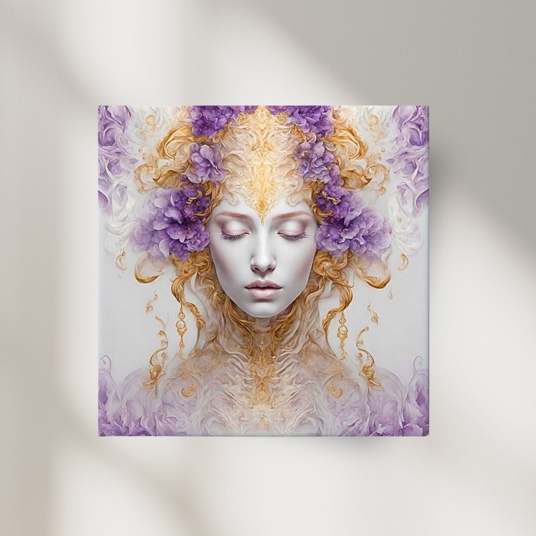 Divine Wall Art ''inner-outer Worlds'', Print on 3d Canvas, High ...